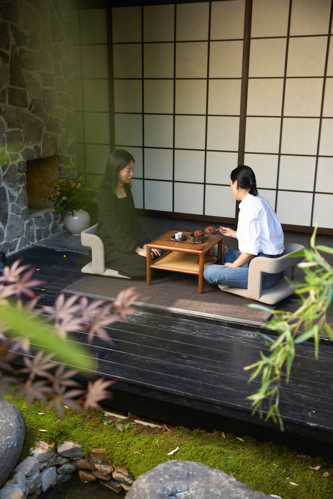 Tea room space design of XinHeYe by Qicang Design Firm - 谷德设计网