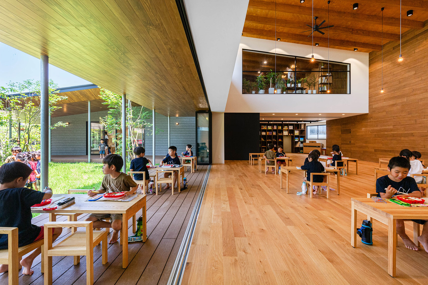 MJK Kindergarten by HIBINOSEKKEI + Youji no Shiro + KIDS DESIGN LABO ...