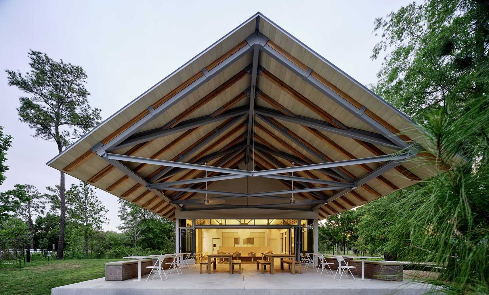 Memorial Park Running Trail Center Café By Schaum Architects 谷德设计网