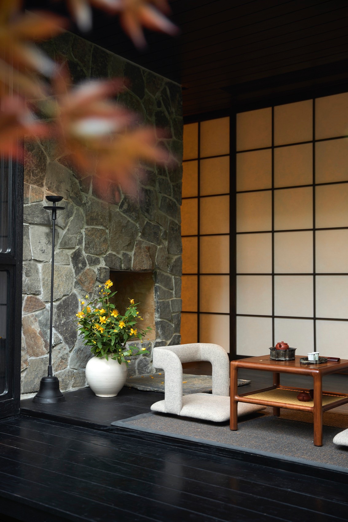 Tea room space design of XinHeYe by Qicang Design Firm - 谷德设计网