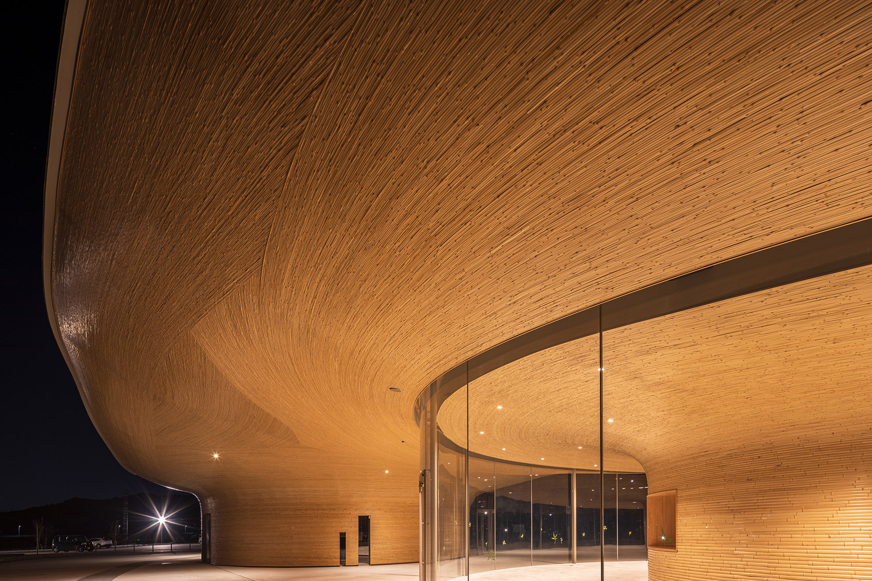 Mabi Reconstruction Disaster Prevention Park – Bamboo Gate by kengo ...
