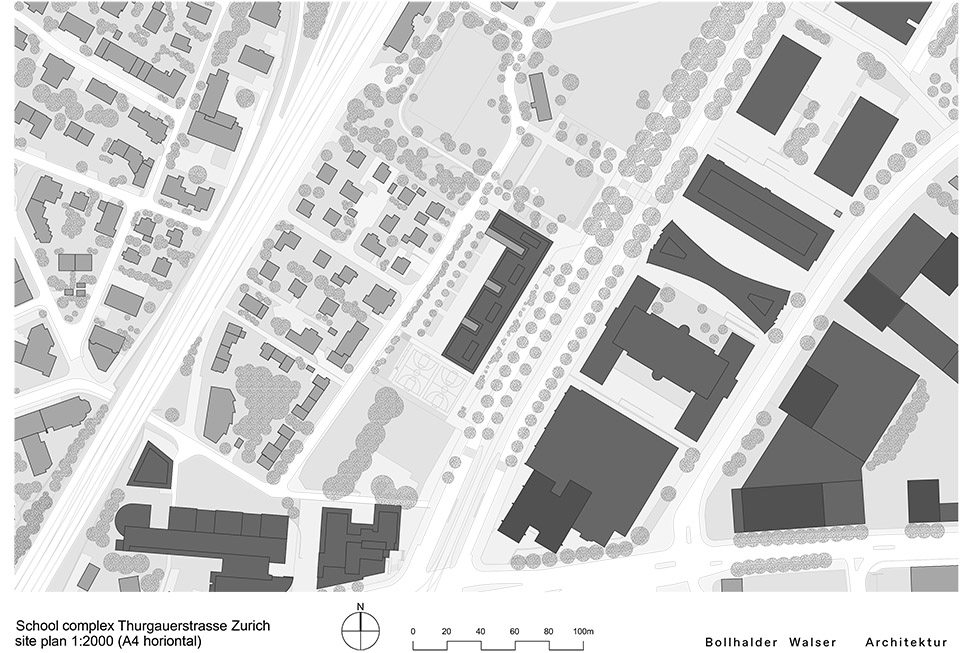 New school complex on Thurgauerstrasse by Bollhalder Walser Architektu ...