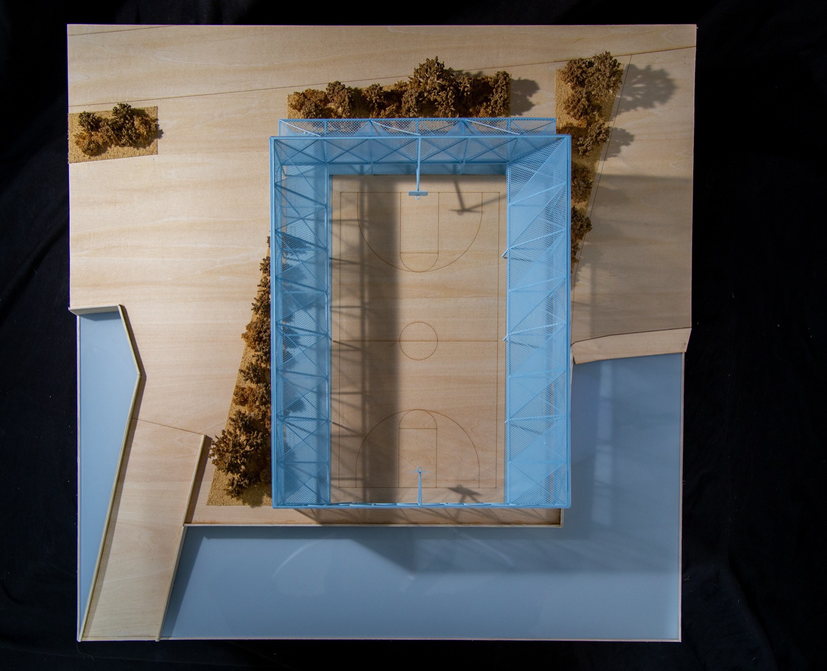 Blue Court by Found Projects + Atelier Noirs - 谷德设计网