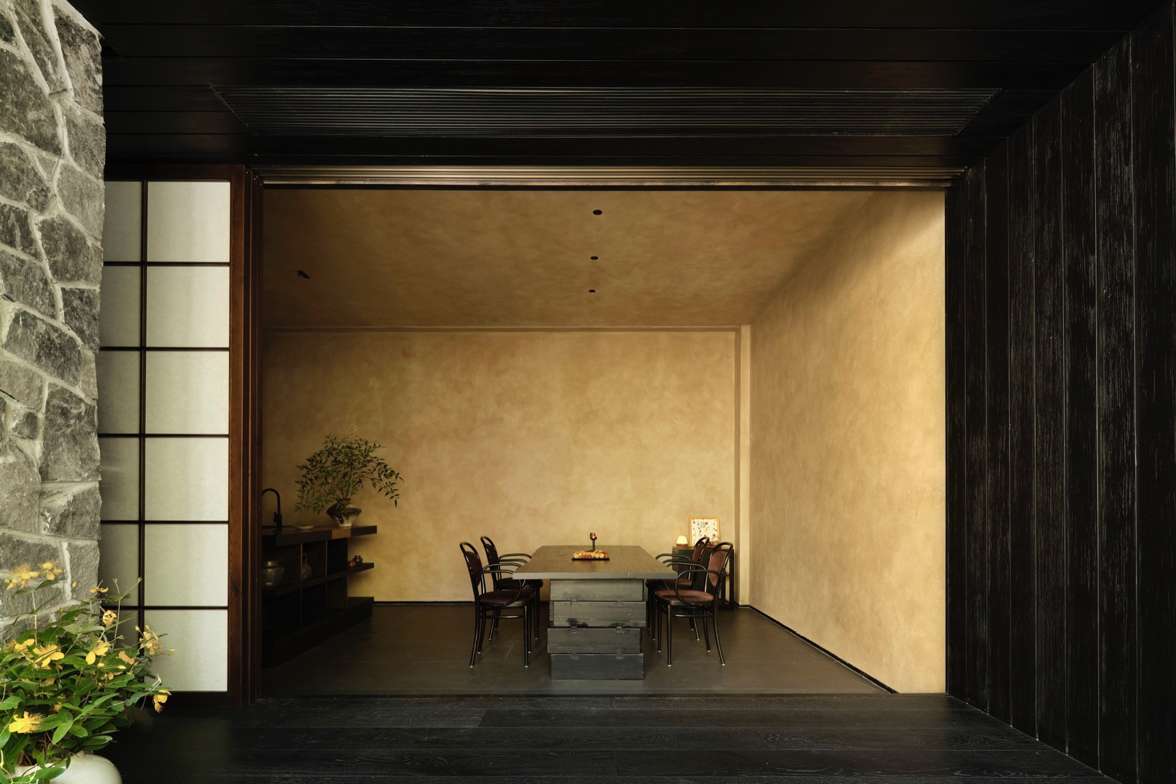 Tea room space design of XinHeYe by Qicang Design Firm - 谷德设计网