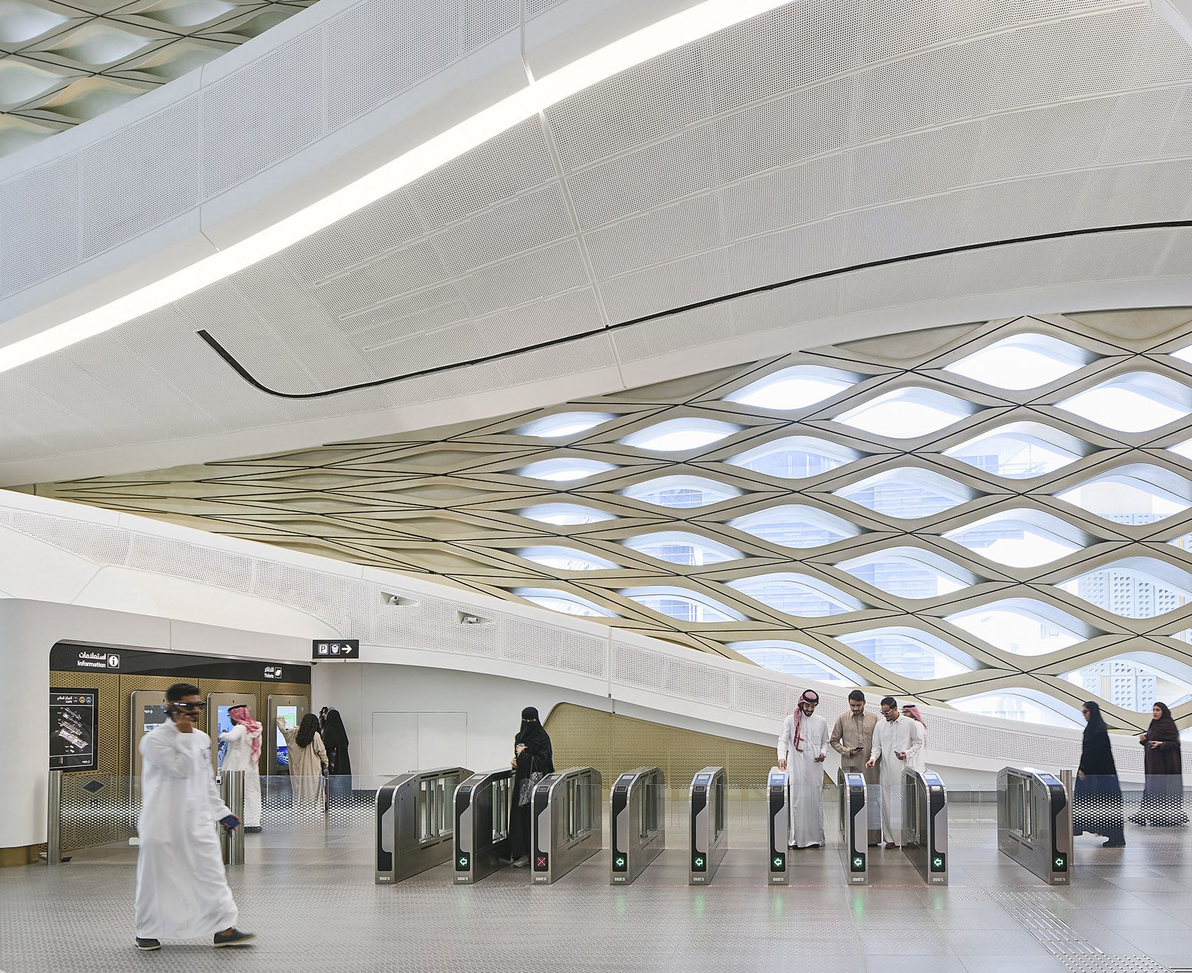 Riyadh Metro network by Zaha Hadid Architects (ZHA) - 谷德设计网