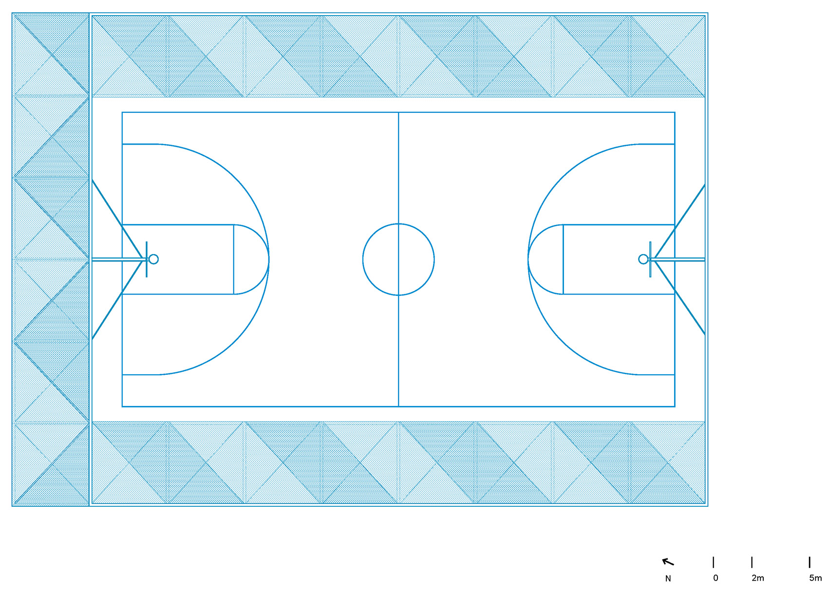 Blue Court by Found Projects + Atelier Noirs - 谷德设计网