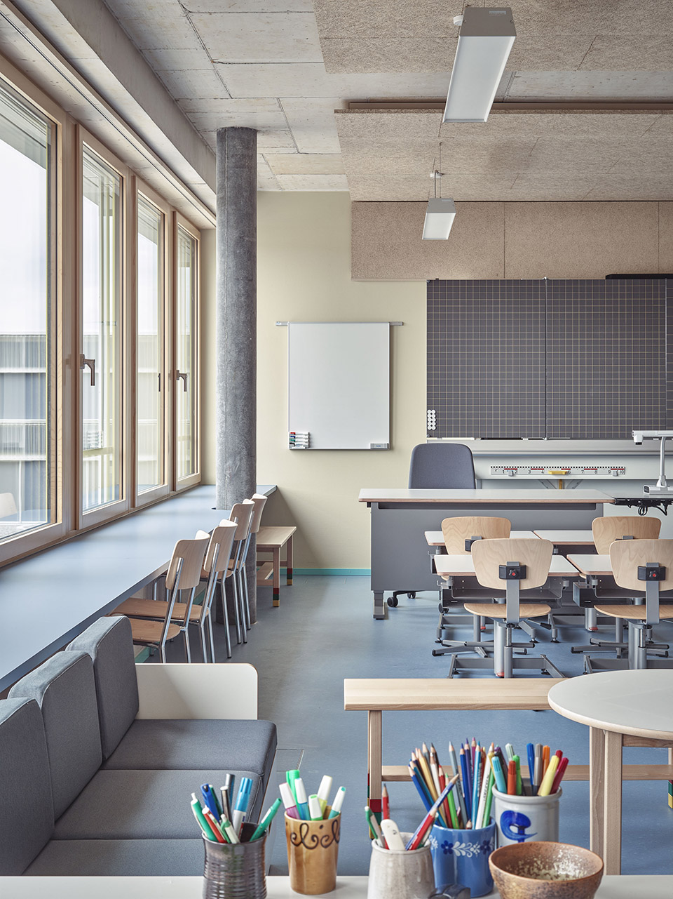 New school complex on Thurgauerstrasse by Bollhalder Walser Architektu ...