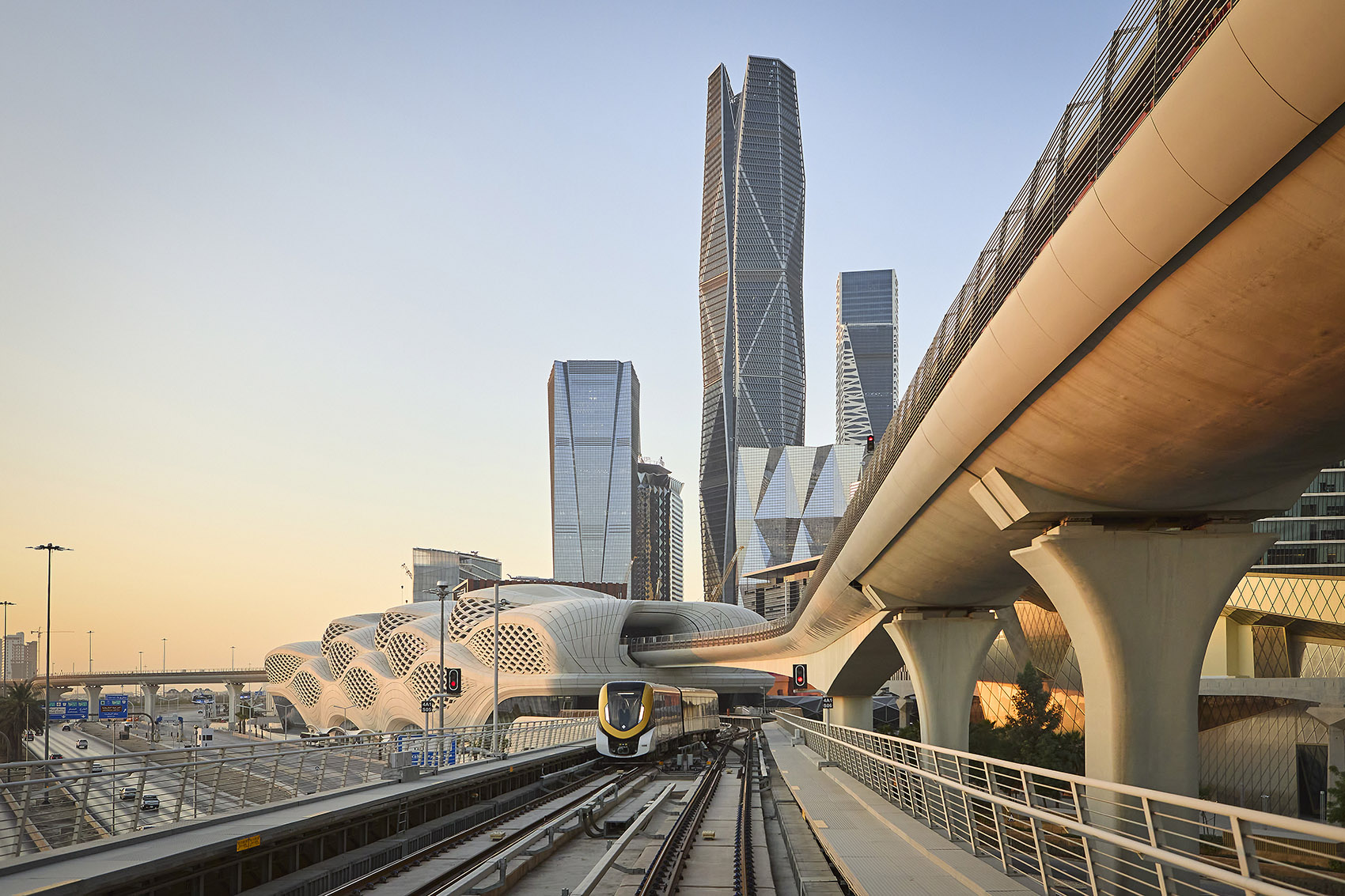 Riyadh Metro network by Zaha Hadid Architects (ZHA) - 谷德设计网