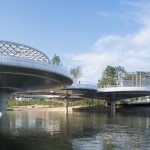 Chengdu Floating Park Bridge by China Southwest Architectural Design ...