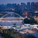 Chengdu Floating Park Bridge by China Southwest Architectural Design ...