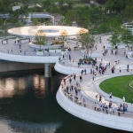 Chengdu Floating Park Bridge by China Southwest Architectural Design ...