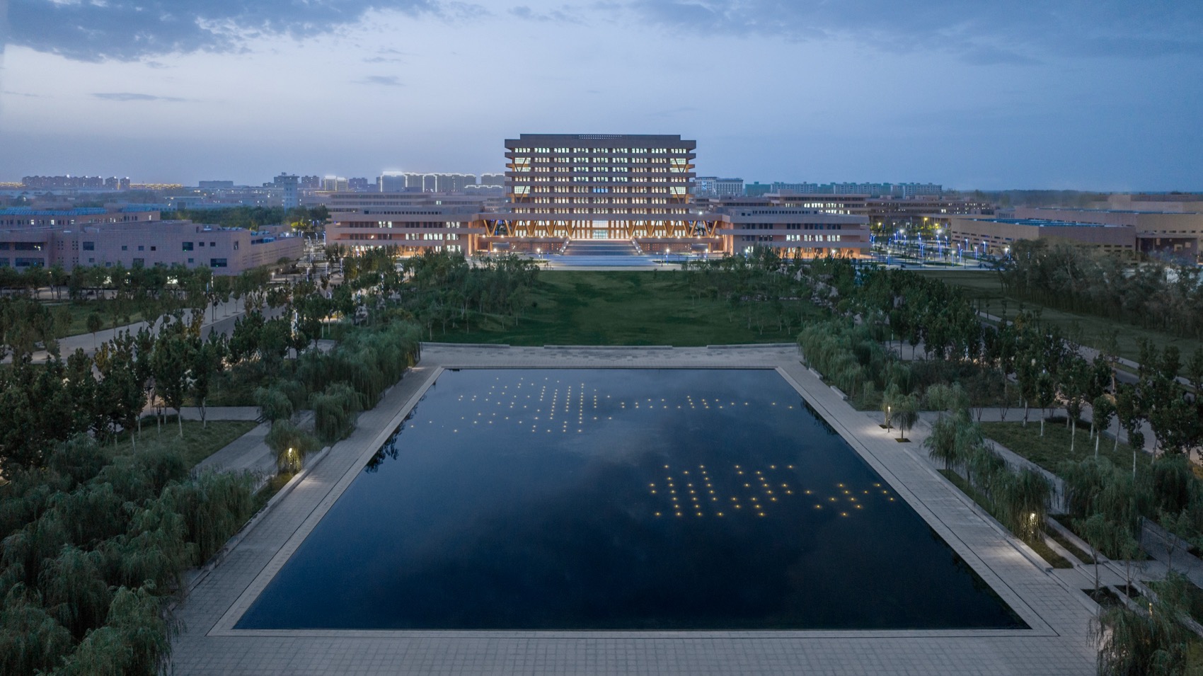 Information and Technology Building of Tarim University by China ...