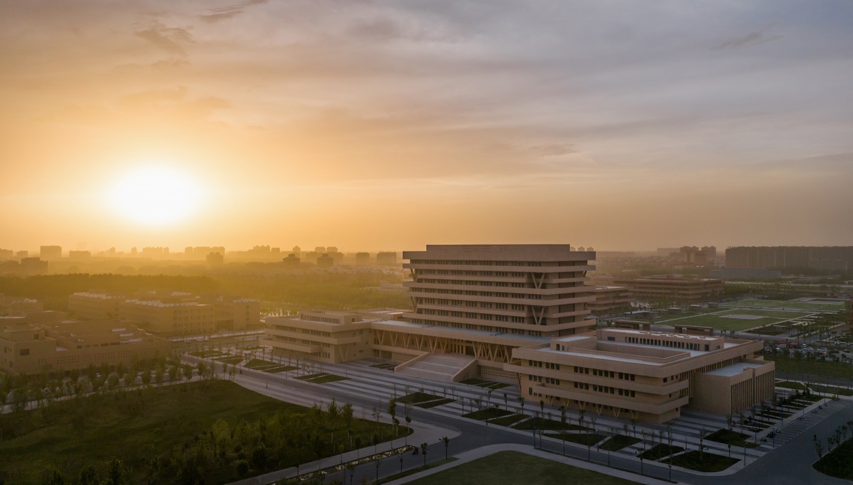 Information and Technology Building of Tarim University by China ...