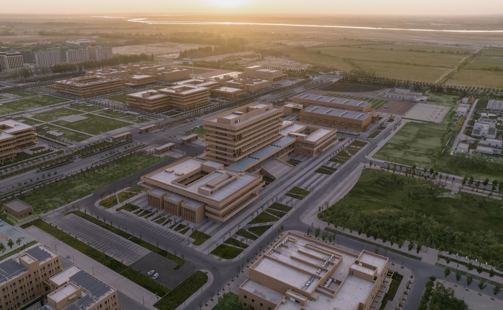 Information and Technology Building of Tarim University by China ...