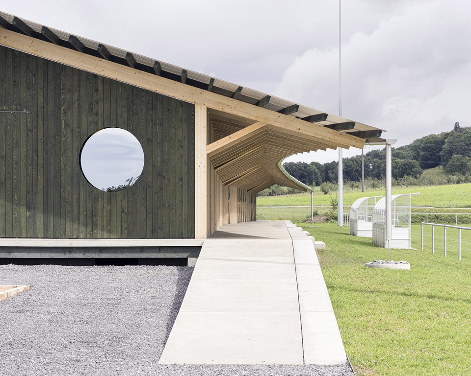 Daillens sports facility by LOCAL ARCHITECTURE - 谷德设计网