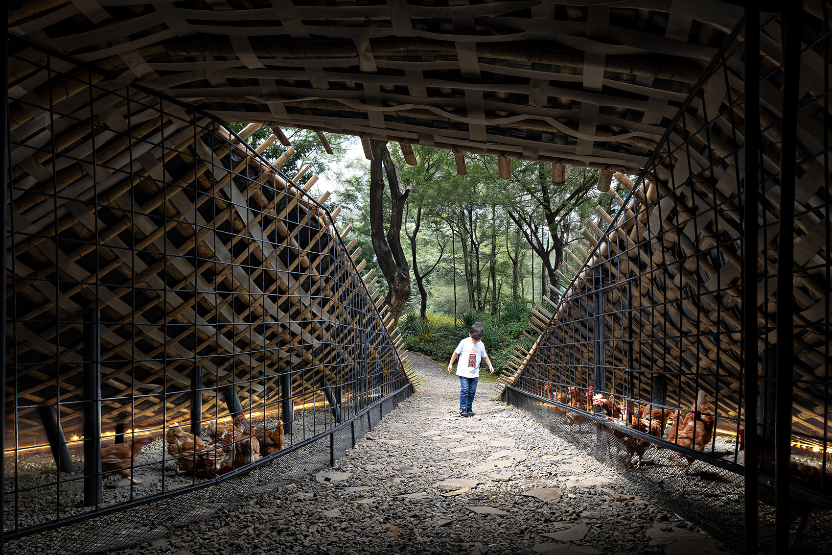 Chicken Hero pavilion by RAD+ar - 谷德设计网