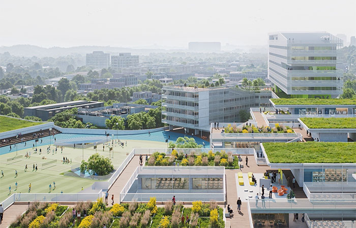 Design concept for Shenzhen No.32 Senior High School by reMIXstudio ...