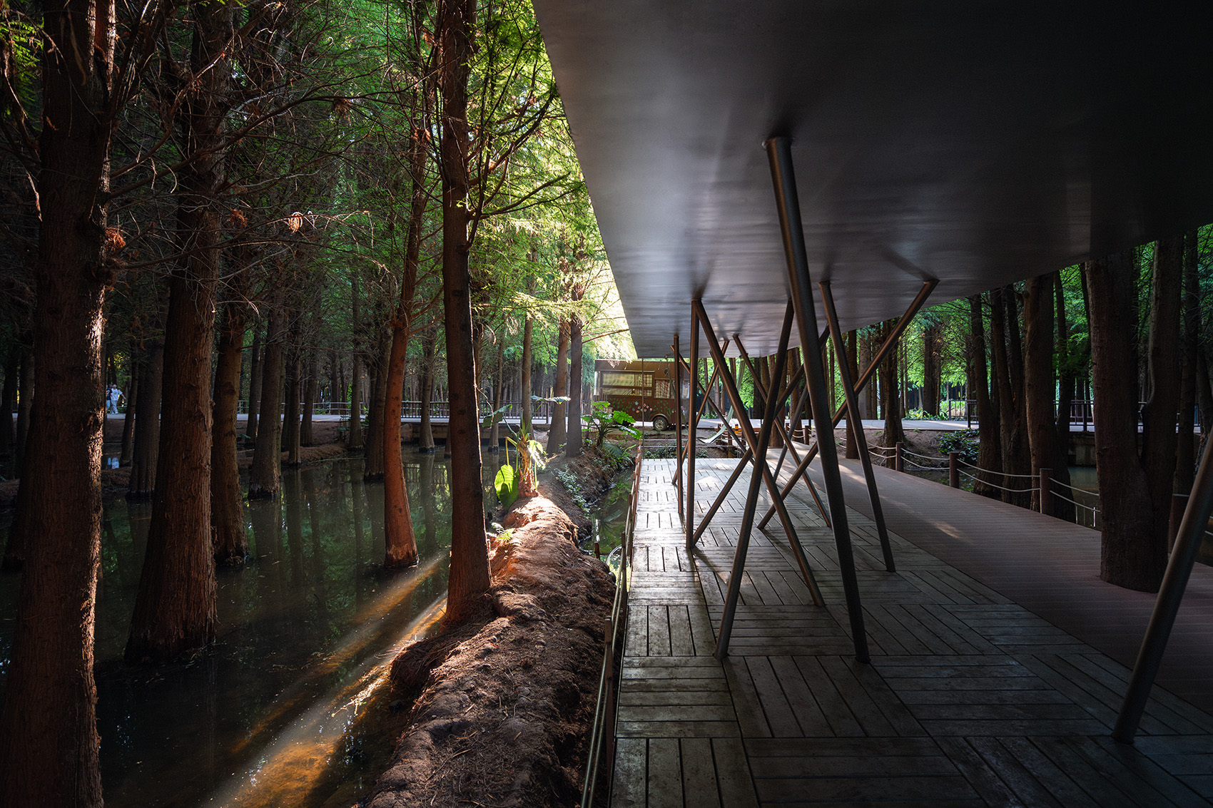 Three Pavilions of Laoyu River by Space Strategy + Shanghai Summits ...