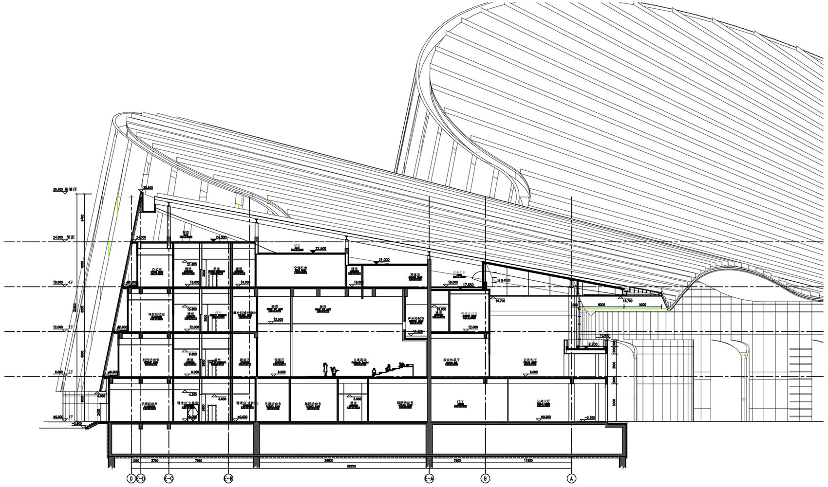 Nantong Grand Theatre by BIAD + Paul Andreu + PLUS Project - 谷德设计网
