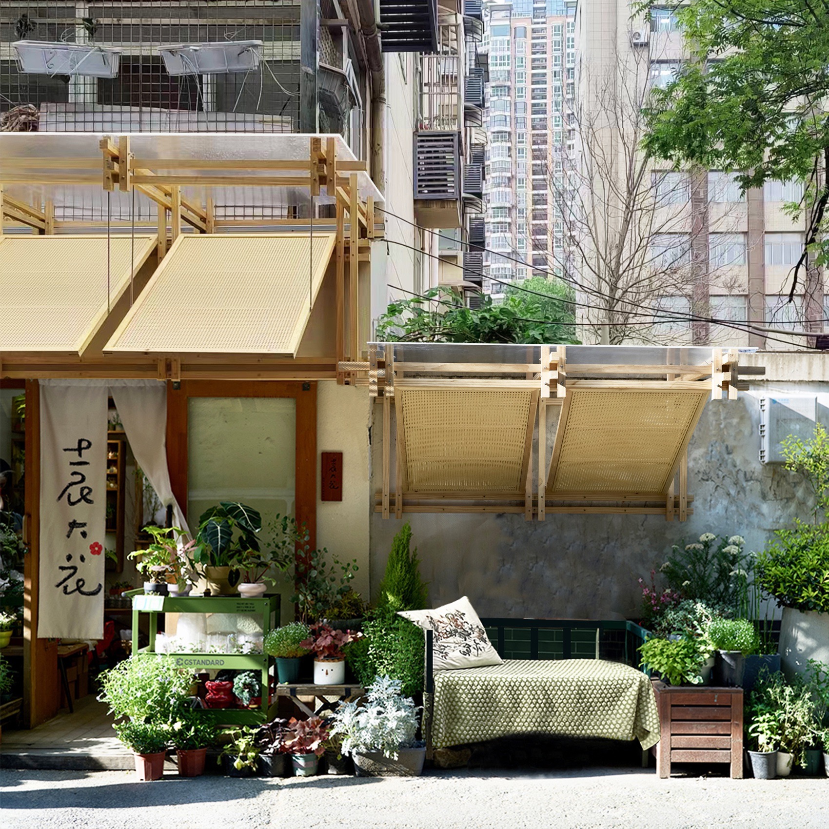 Li Eaves – The storefront renewral design for a flower and plants shop ...