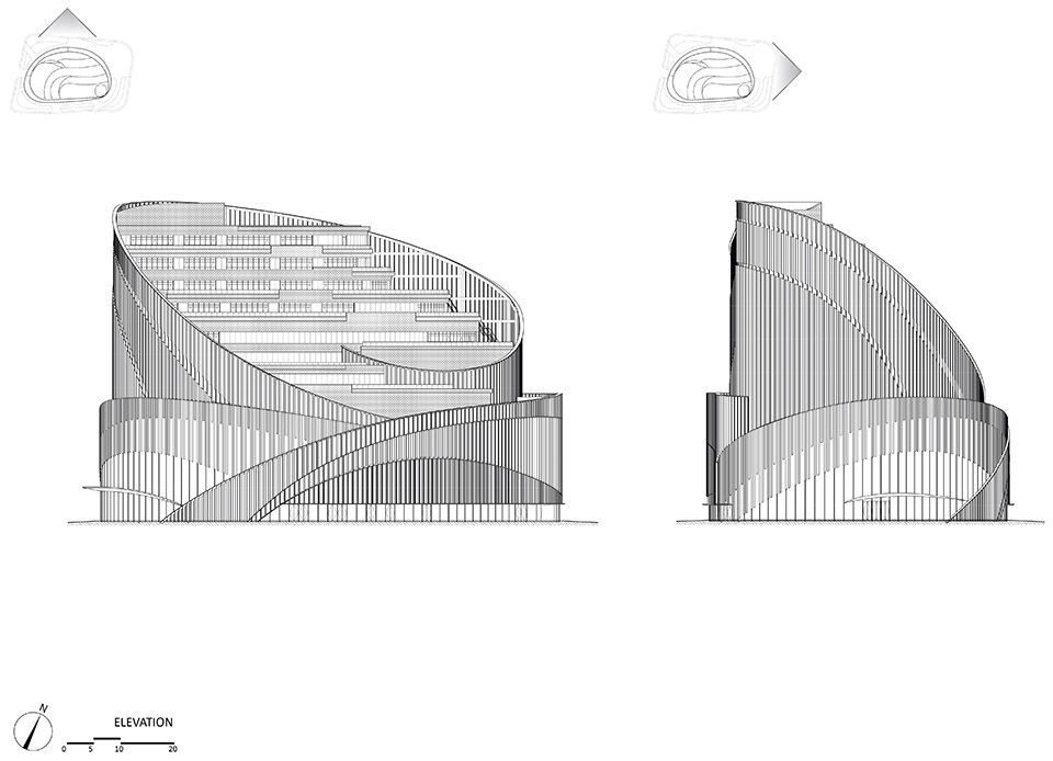 Huang Pu Cultural Centre by INTERNATIONAL FREDERIC ROLLAND ARCHITECTURE ...