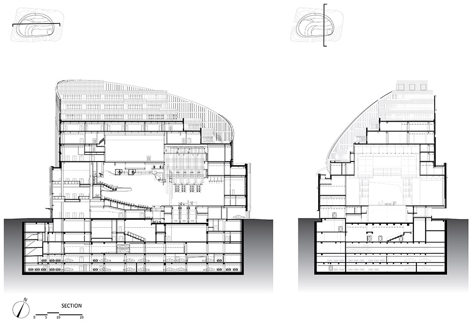Huang Pu Cultural Centre by INTERNATIONAL FREDERIC ROLLAND ARCHITECTURE ...
