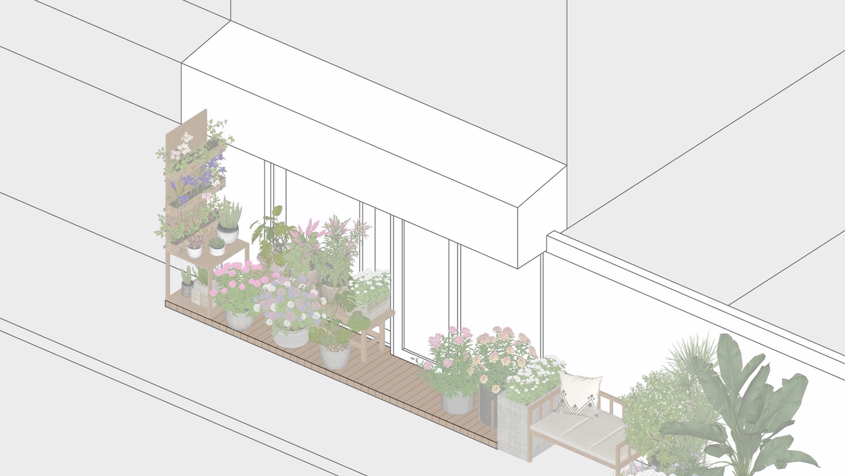 Li Eaves – The storefront renewral design for a flower and plants shop ...