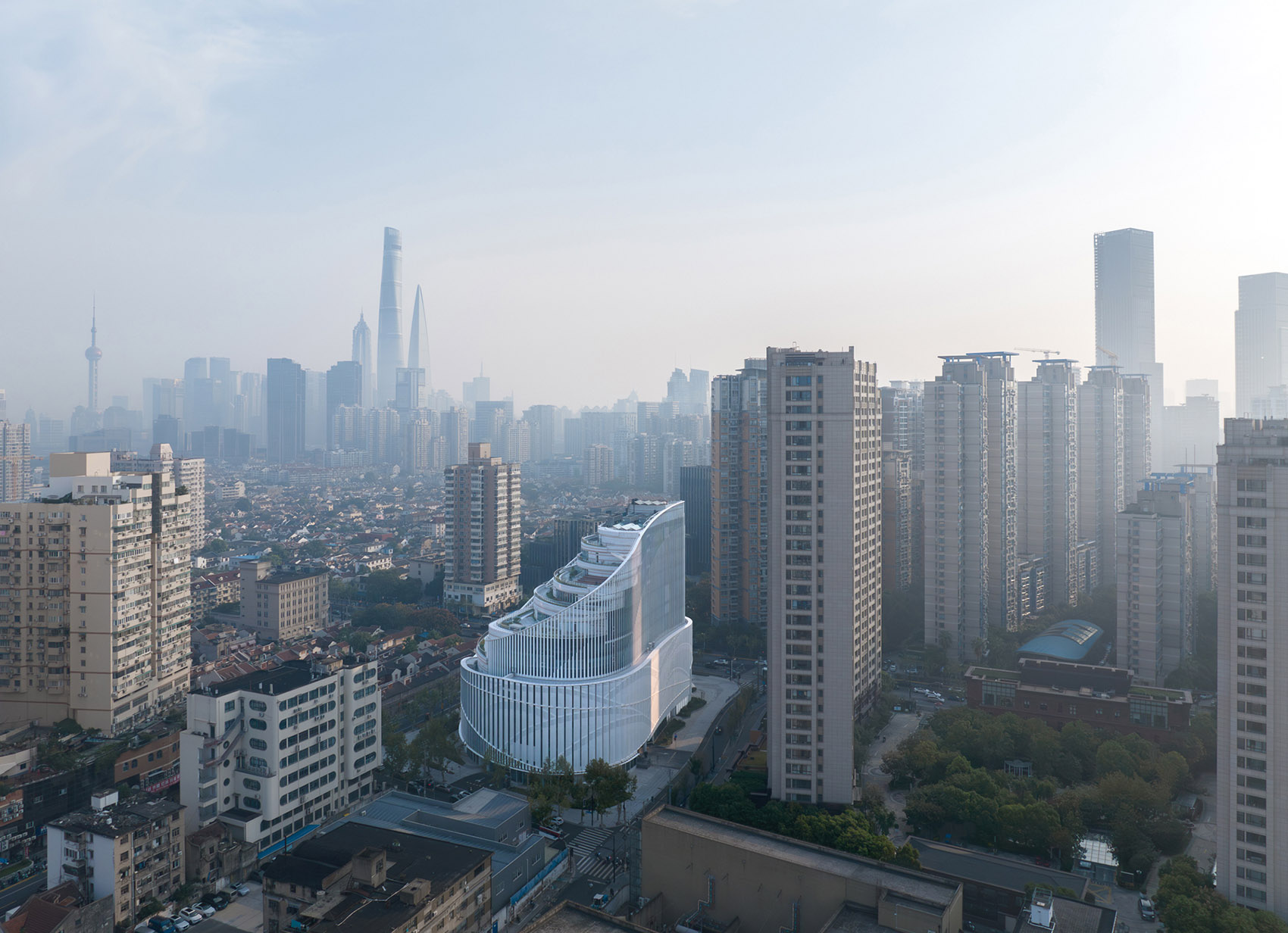 Huang Pu Cultural Centre by INTERNATIONAL FREDERIC ROLLAND ARCHITECTURE/ United Architects ...