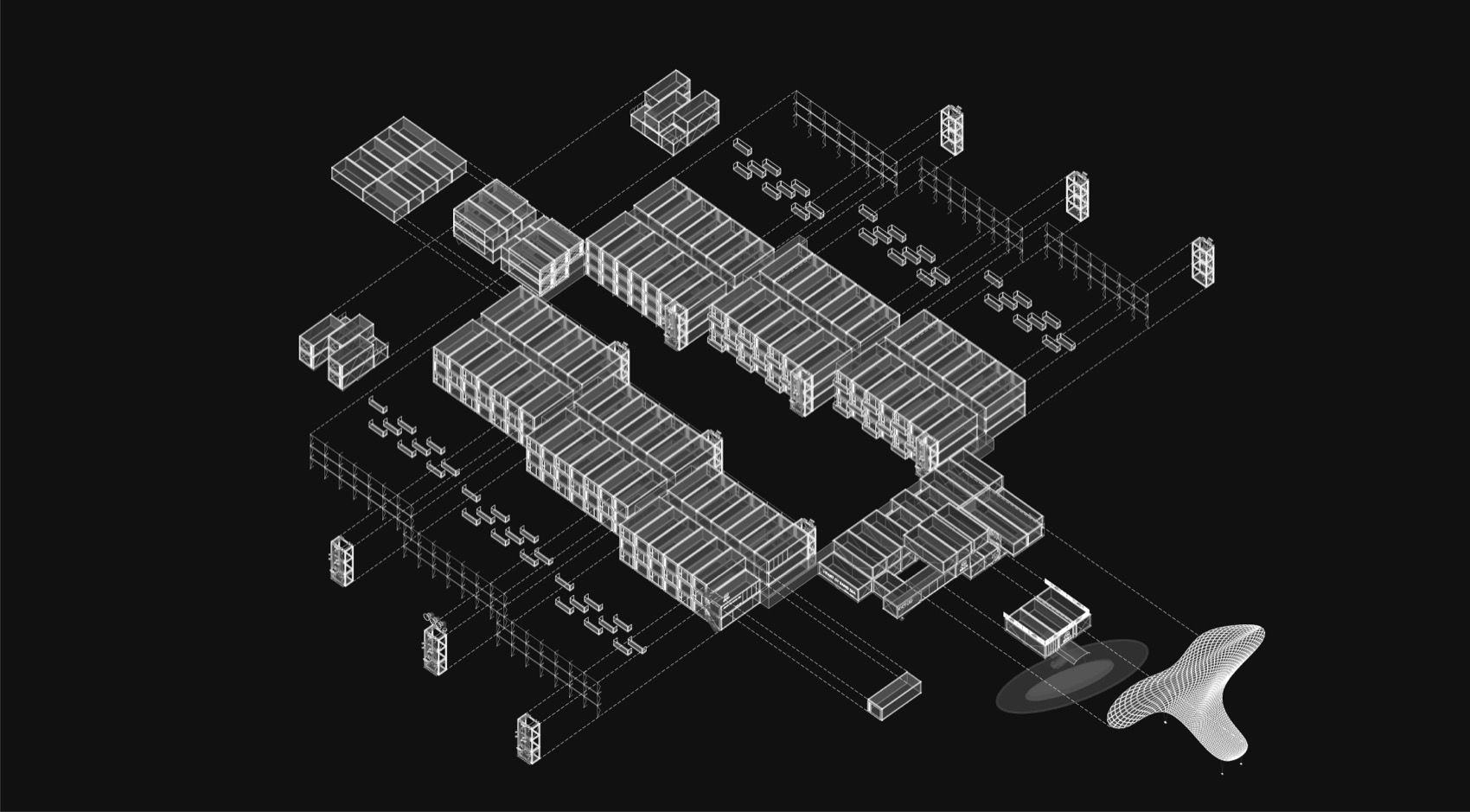 Ordos Mining Pit Research Hotel by Aum Studio, Shanghai Jiao Tong ...