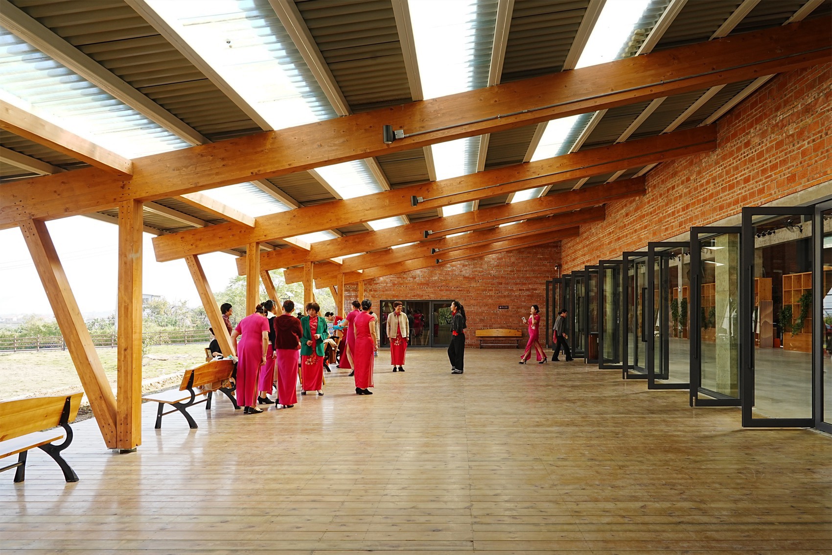 Taoli- Zhaoshan Village Center by SUP Atelier of THAD - 谷德设计网