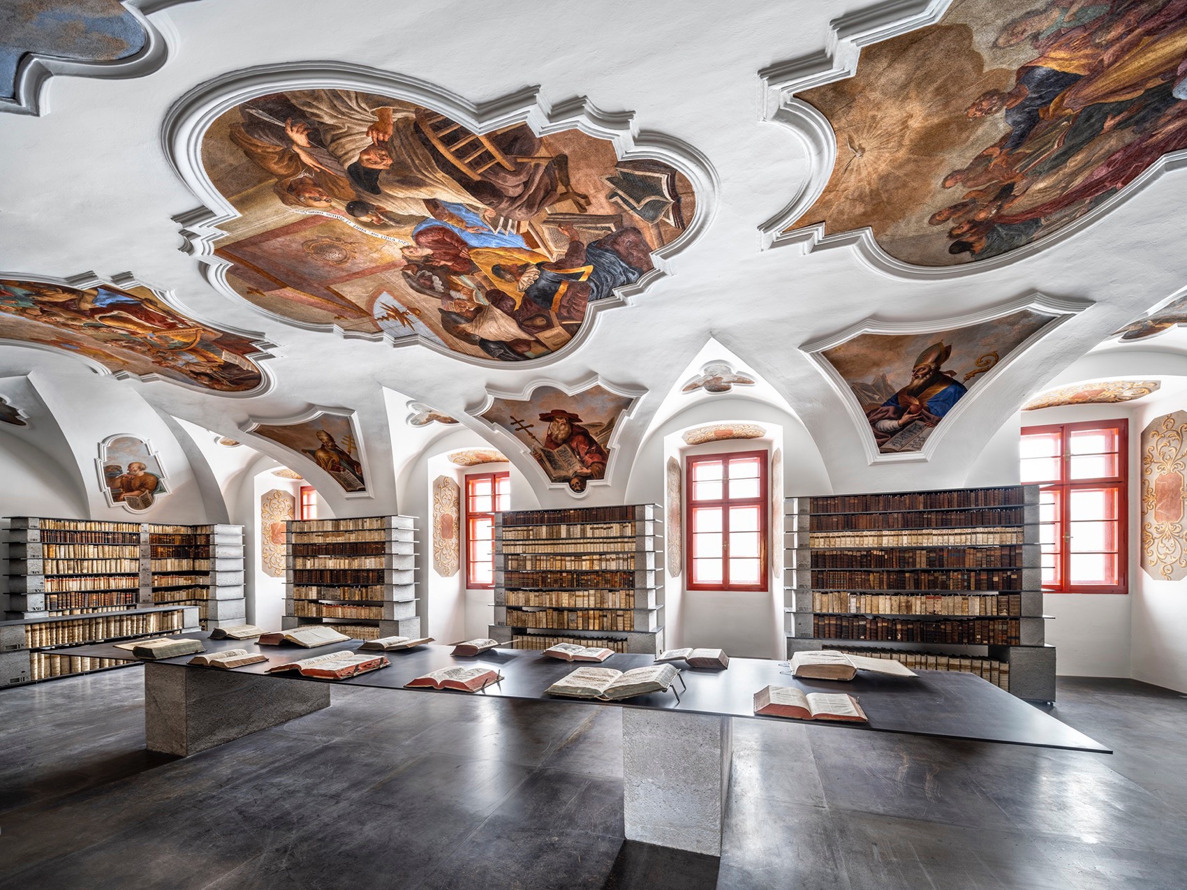 Library in the monastery Želiv by Šépka architekti - 谷德设计网