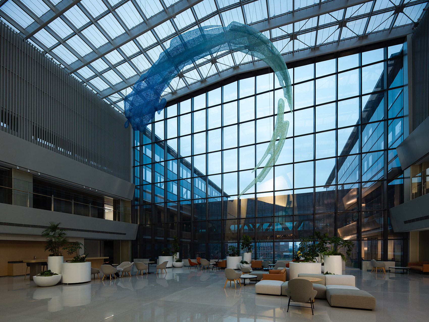 Alibaba Global Headquarters Visitor Center Artwork by Liling Art Design ...