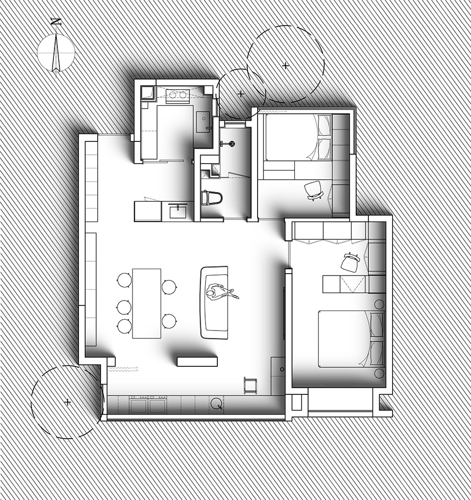 Color Emotion Interior Design by Chuan Yi Design - 谷德设计网