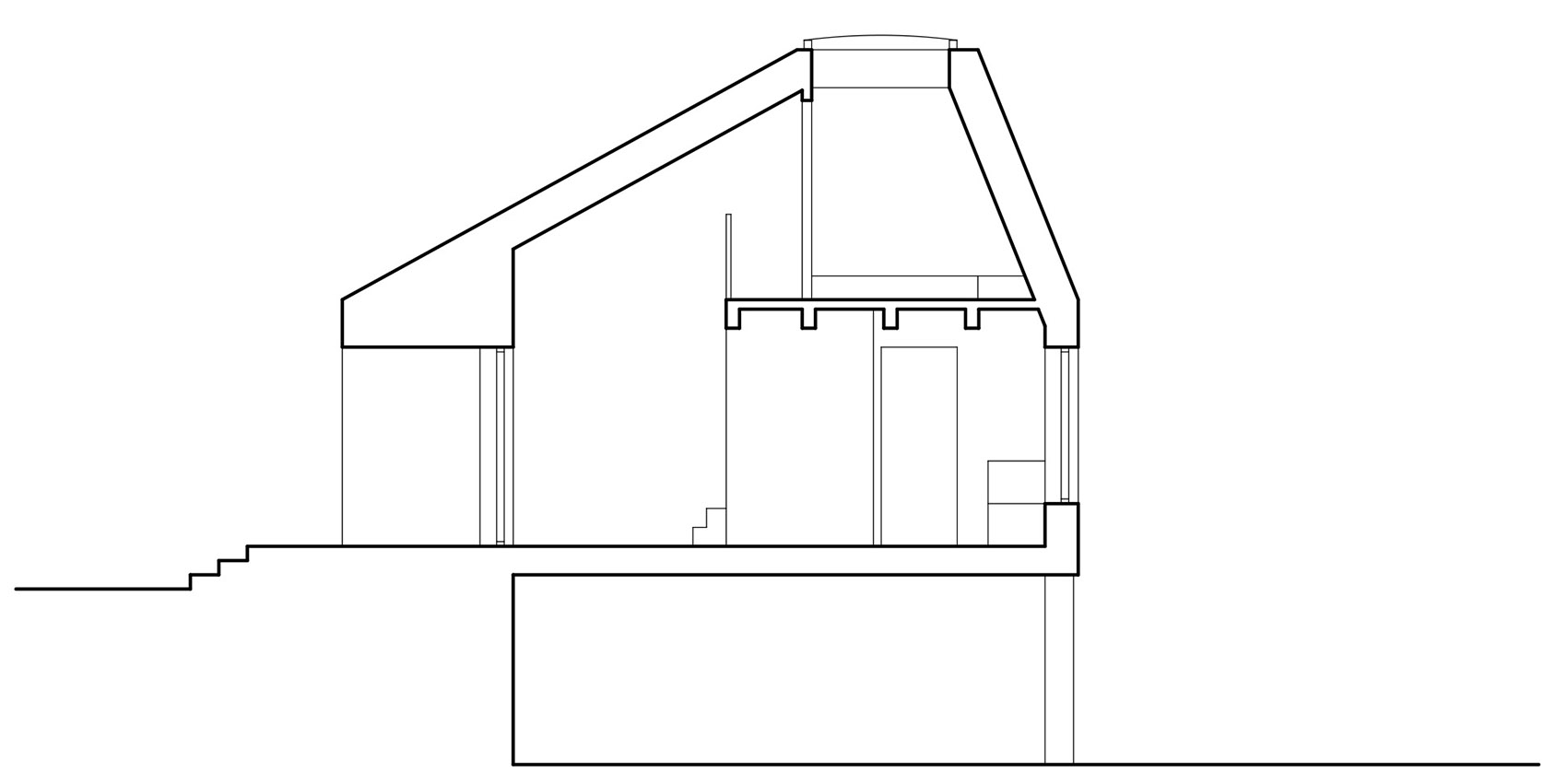Skylight Hut by Atelier Hajný - 谷德设计网