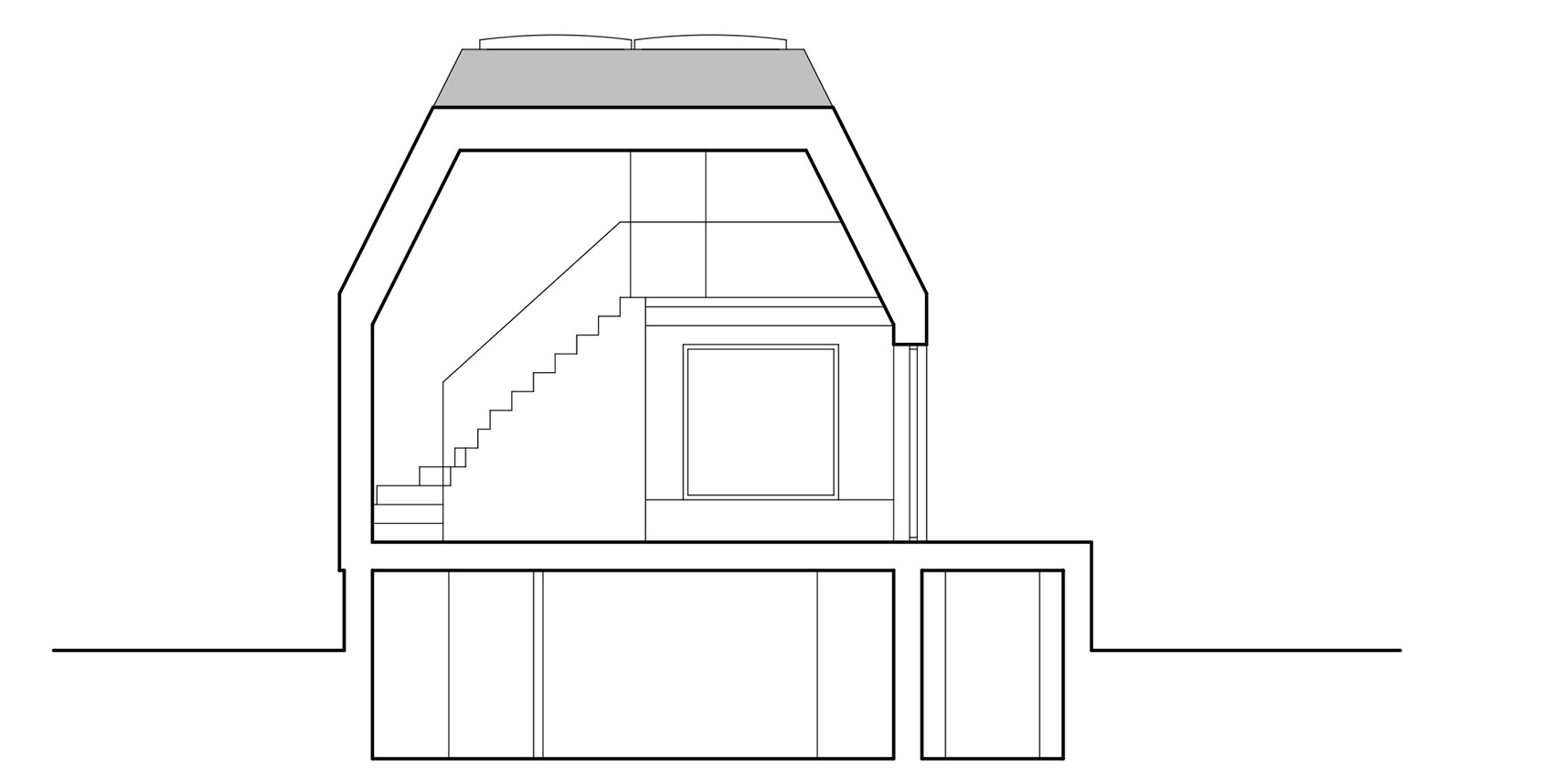 Skylight Hut by Atelier Hajný - 谷德设计网