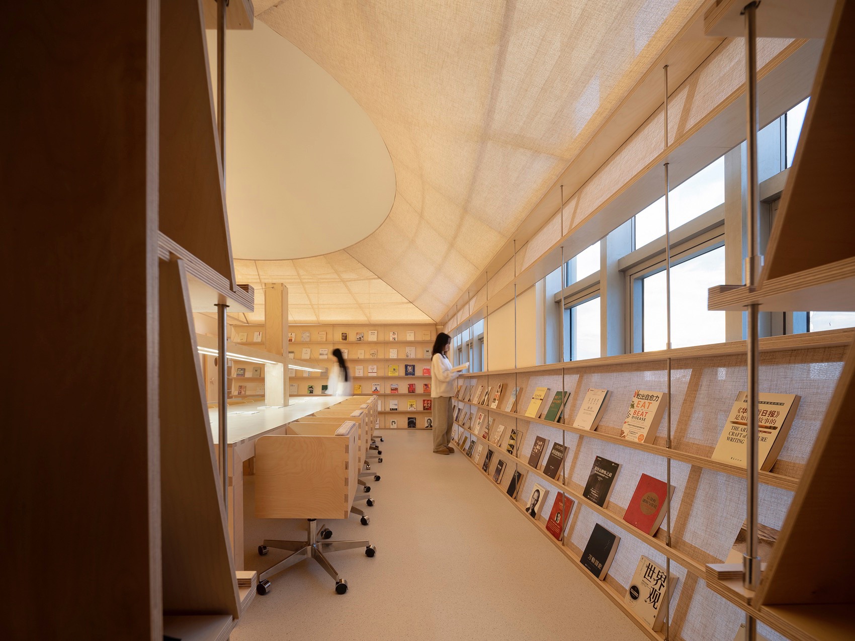 Yixin Space Study Room by Atelier d’More - 谷德设计网