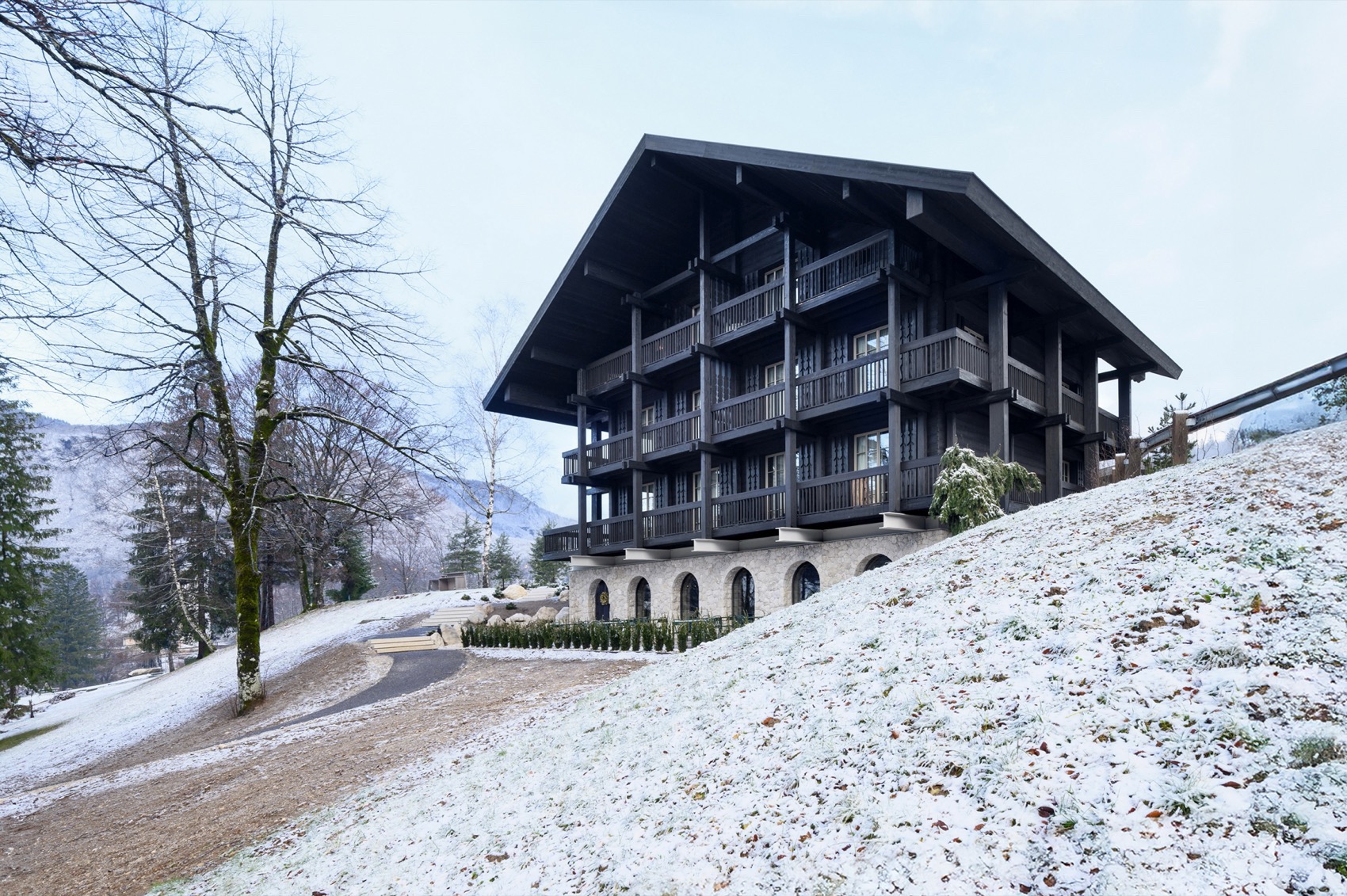 Alpine Hotel by OFIS ARHITEKTI - 谷德设计网