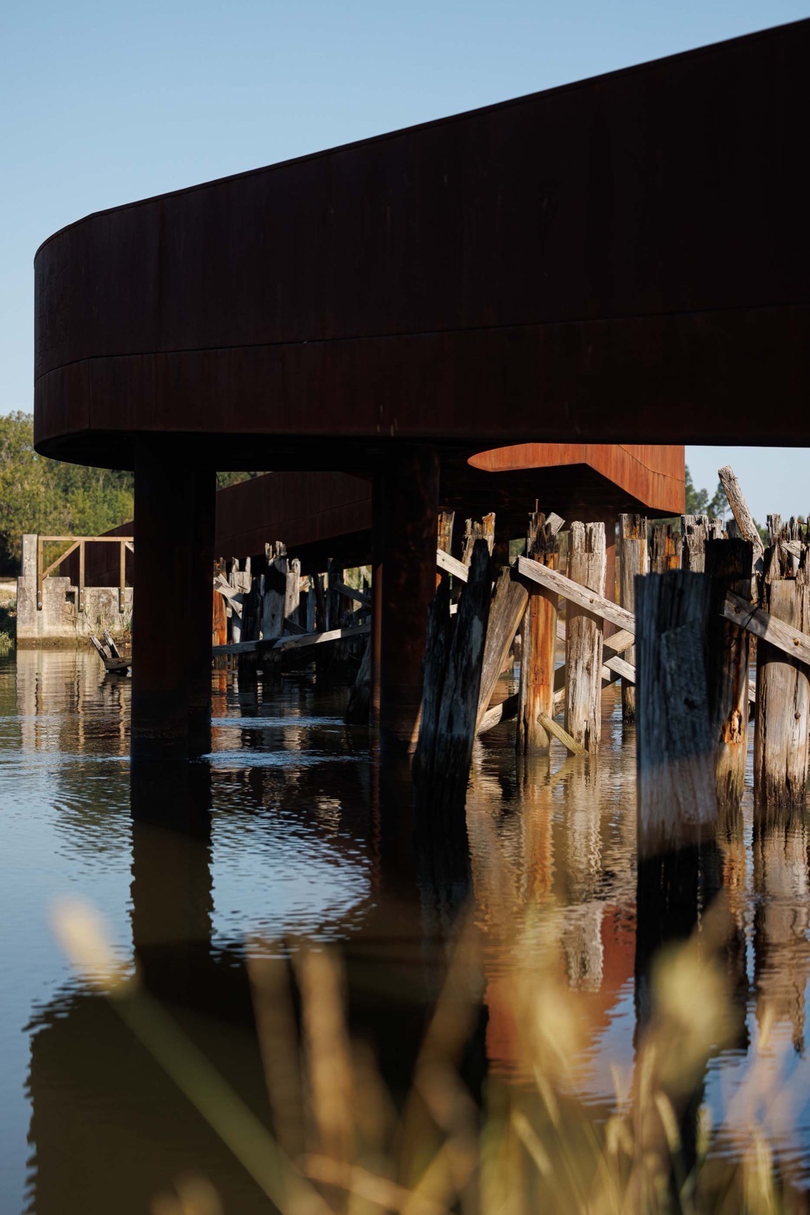 Pedestrian and Cycling Crossing Over the Fareja Bridge by Romulo Neto ...