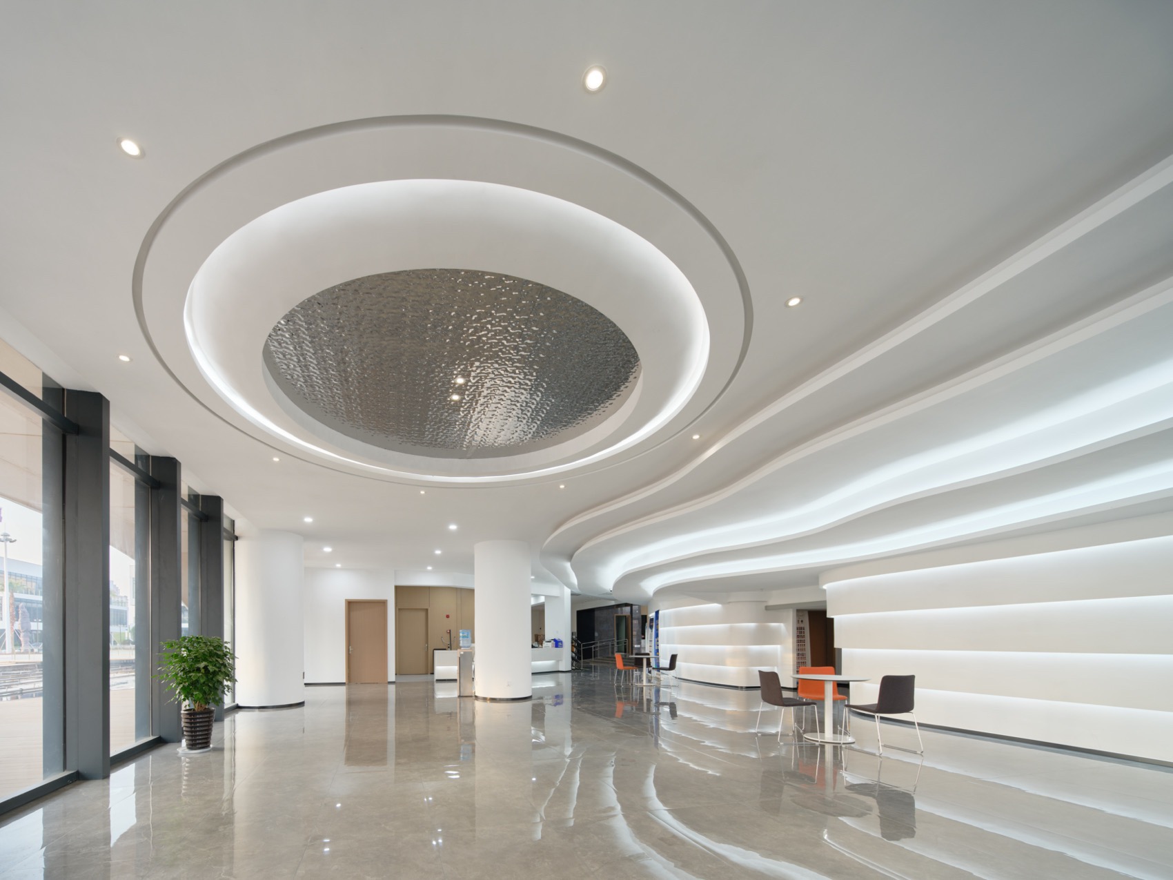 The Temporary Exhibition Hall of Jinyi Free Trade Zone by China United ...