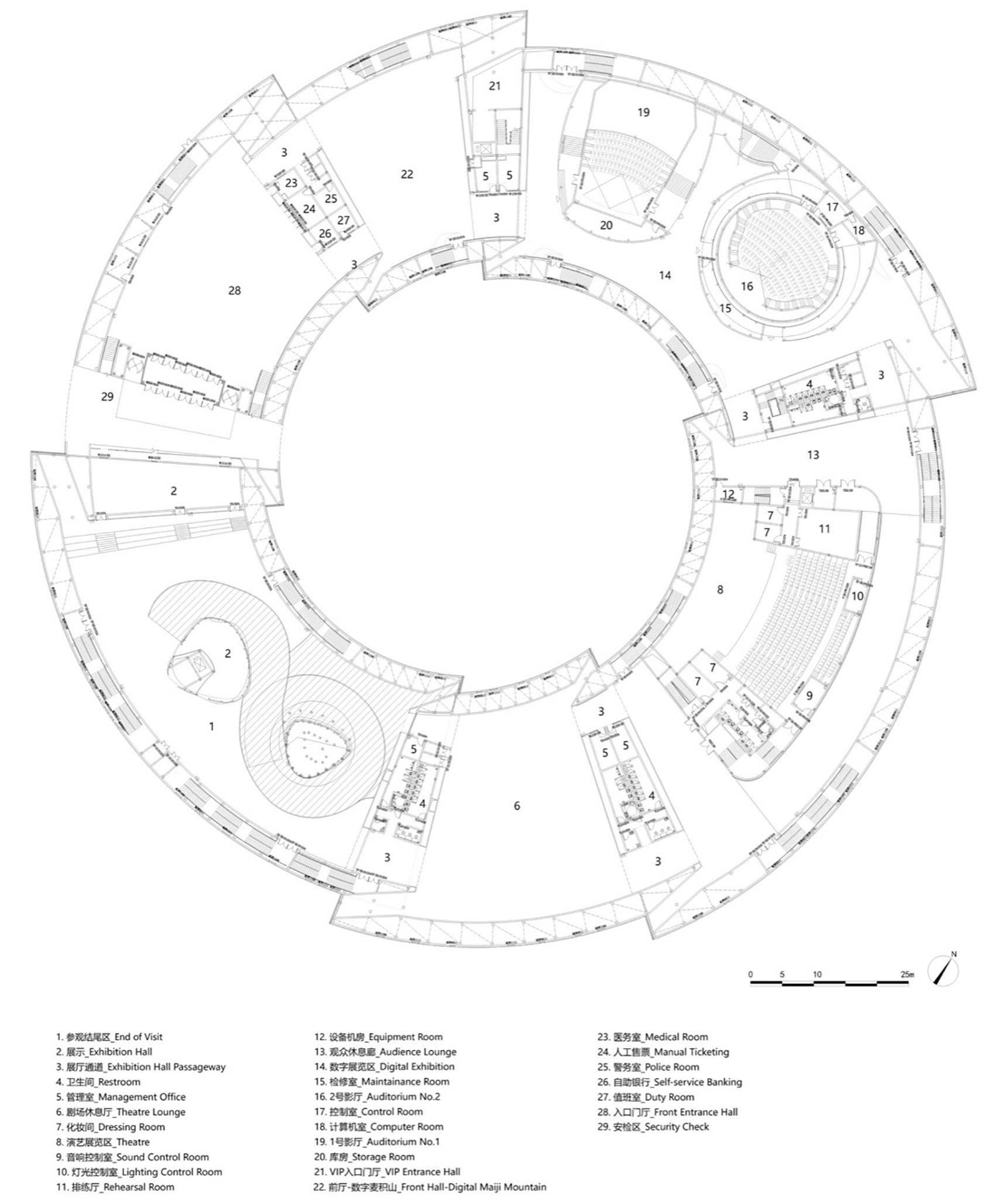 麦积山游客服务中心，天水 / 朱小地工作室 + 北京市建筑设计研究院 - 谷德设计网