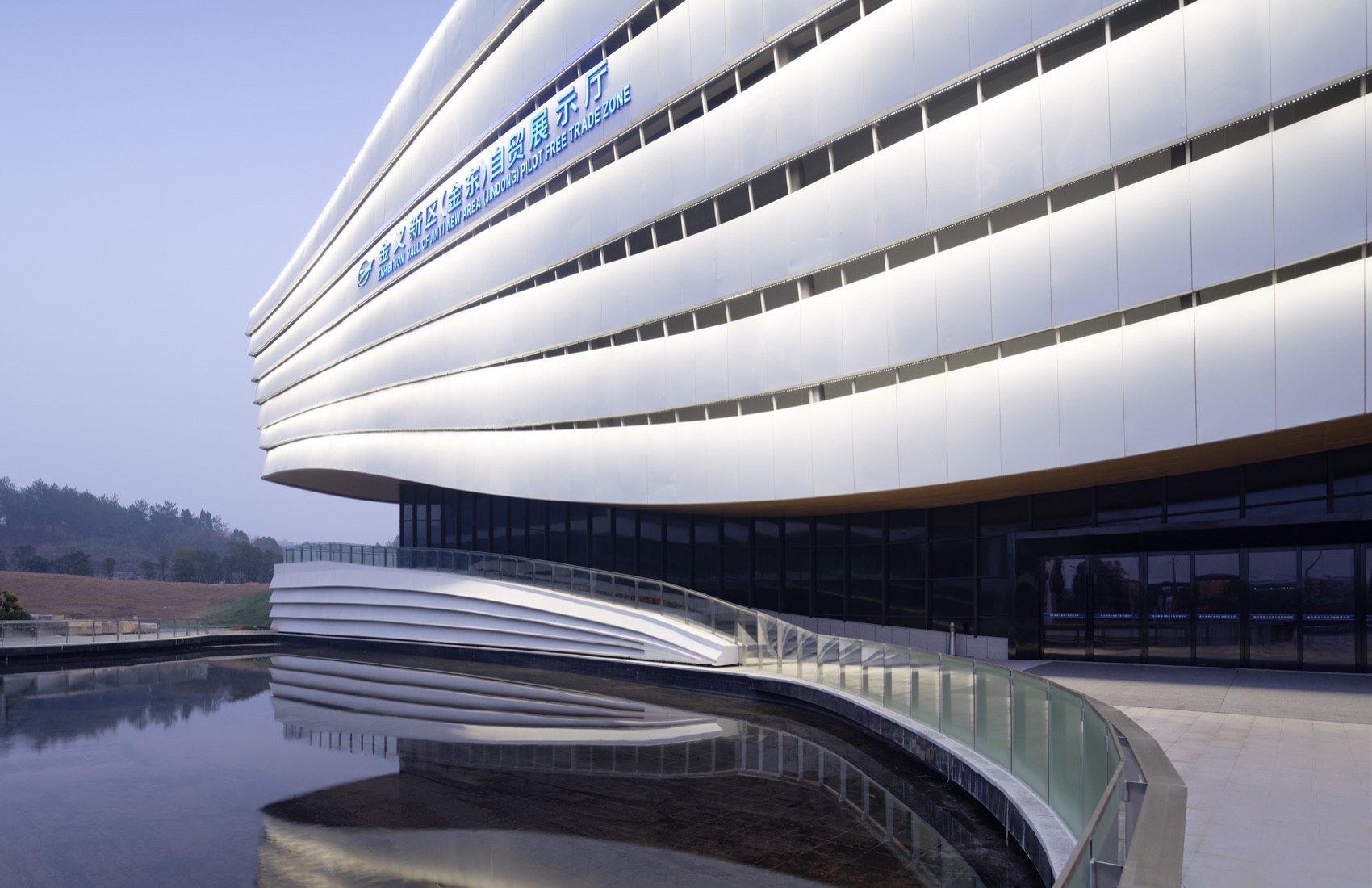 The Temporary Exhibition Hall of Jinyi Free Trade Zone by China United ...