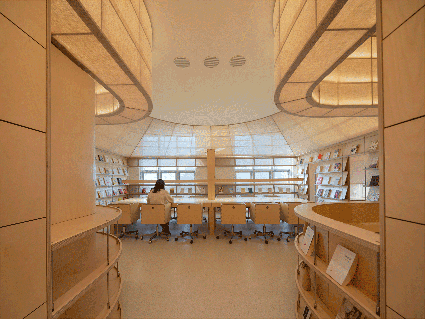 Yixin Space Study Room by Atelier d’More - 谷德设计网