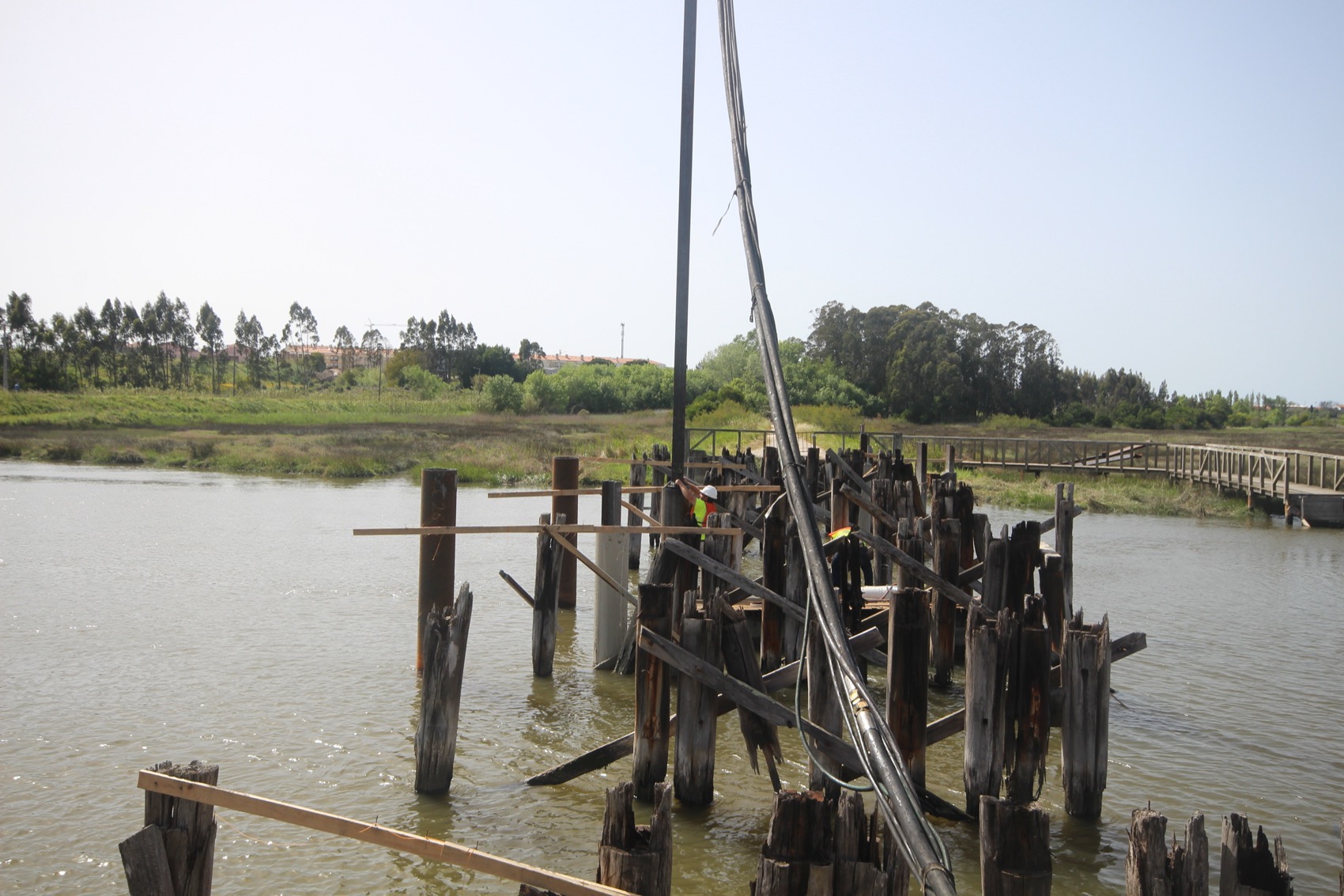 Pedestrian and Cycling Crossing Over the Fareja Bridge by Romulo Neto ...