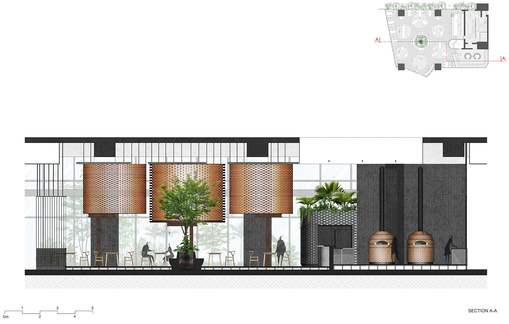 Pizza 4P’s Restaurant Landmark 72 by ODDO architects - 谷德设计网
