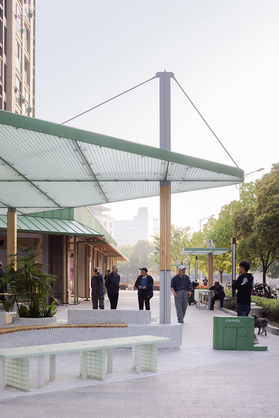 Breeze Market by Displacement architectural design - 谷德设计网