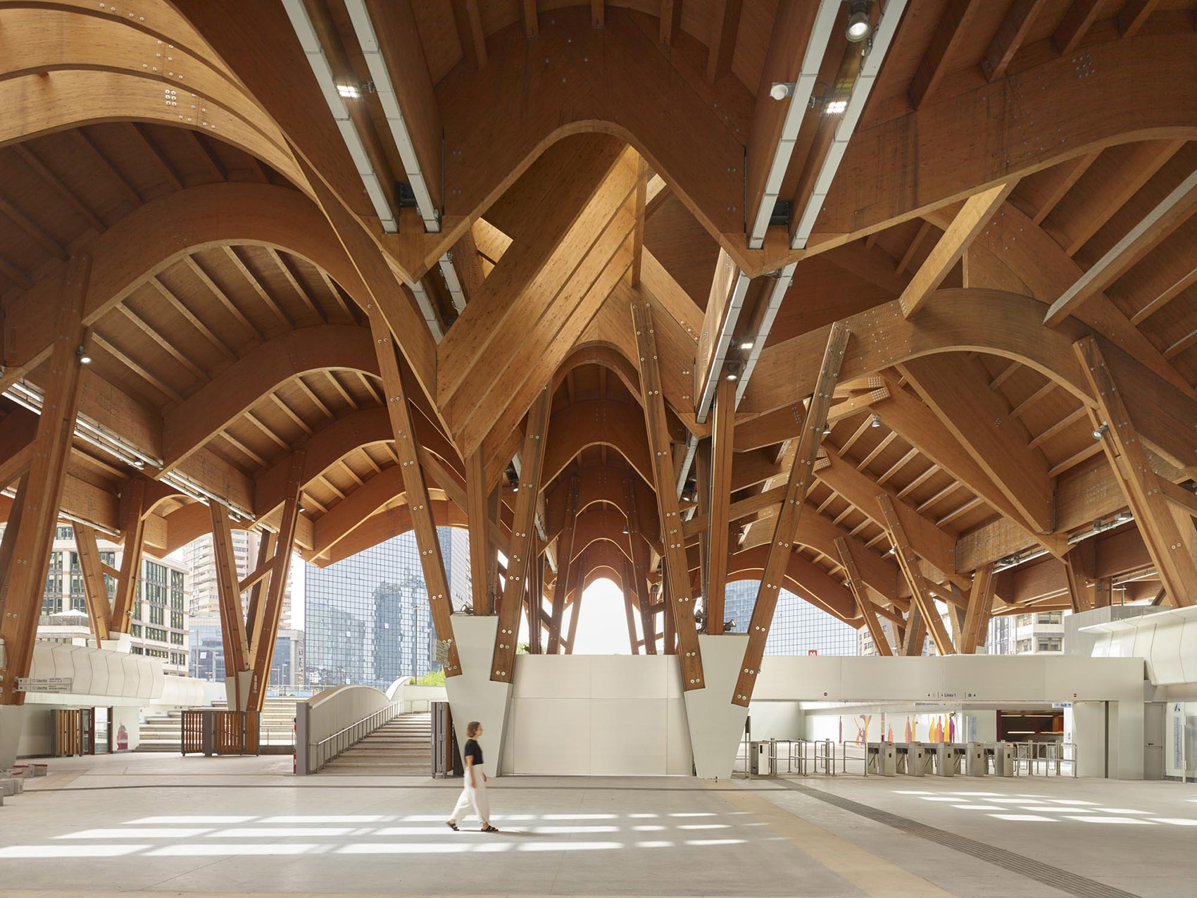Naples Underground Central Station ‘Centro Direzionale’ by Benedetta ...