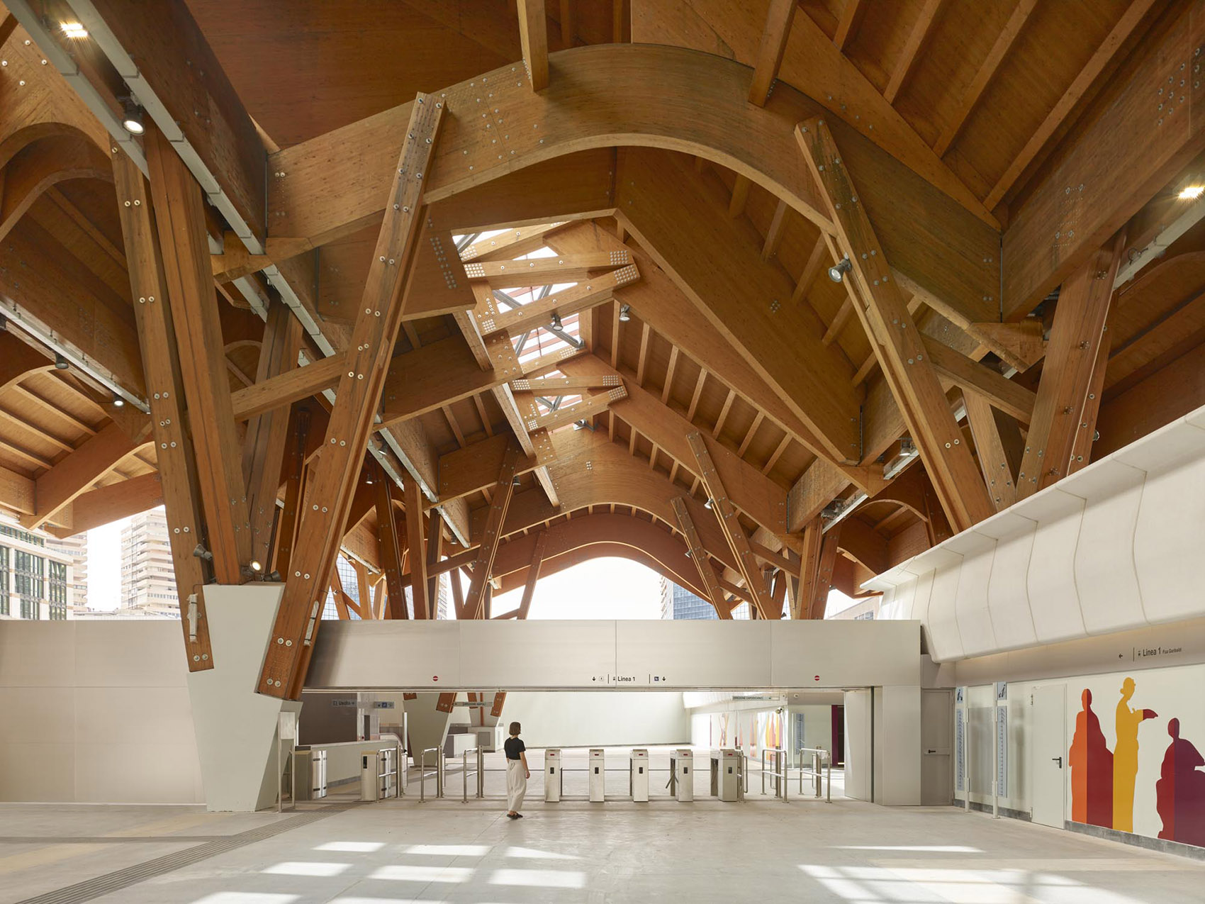 Naples Underground Central Station ‘Centro Direzionale’ by Benedetta ...