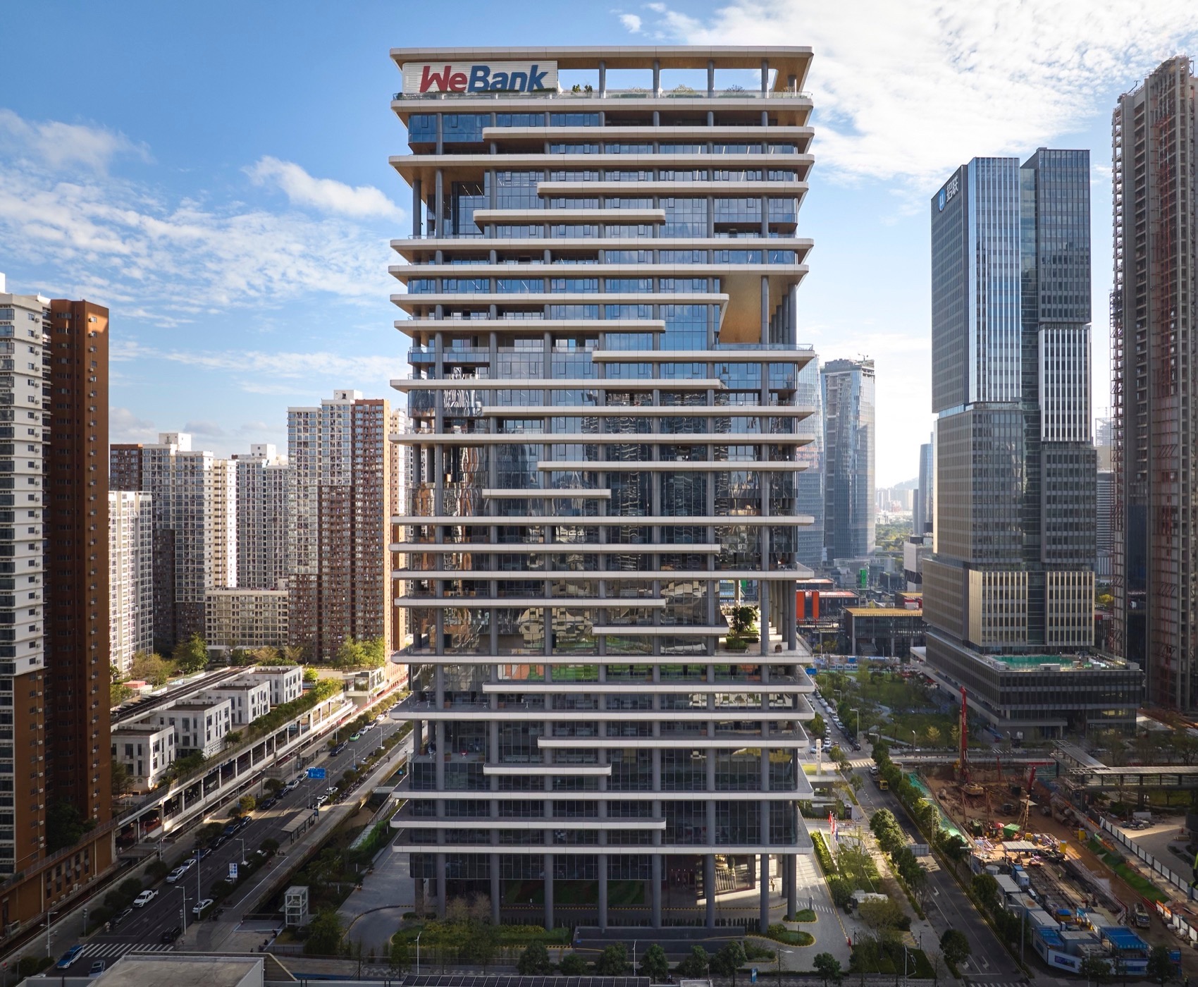 New Headquarters for WeBank by SOM - 谷德设计网