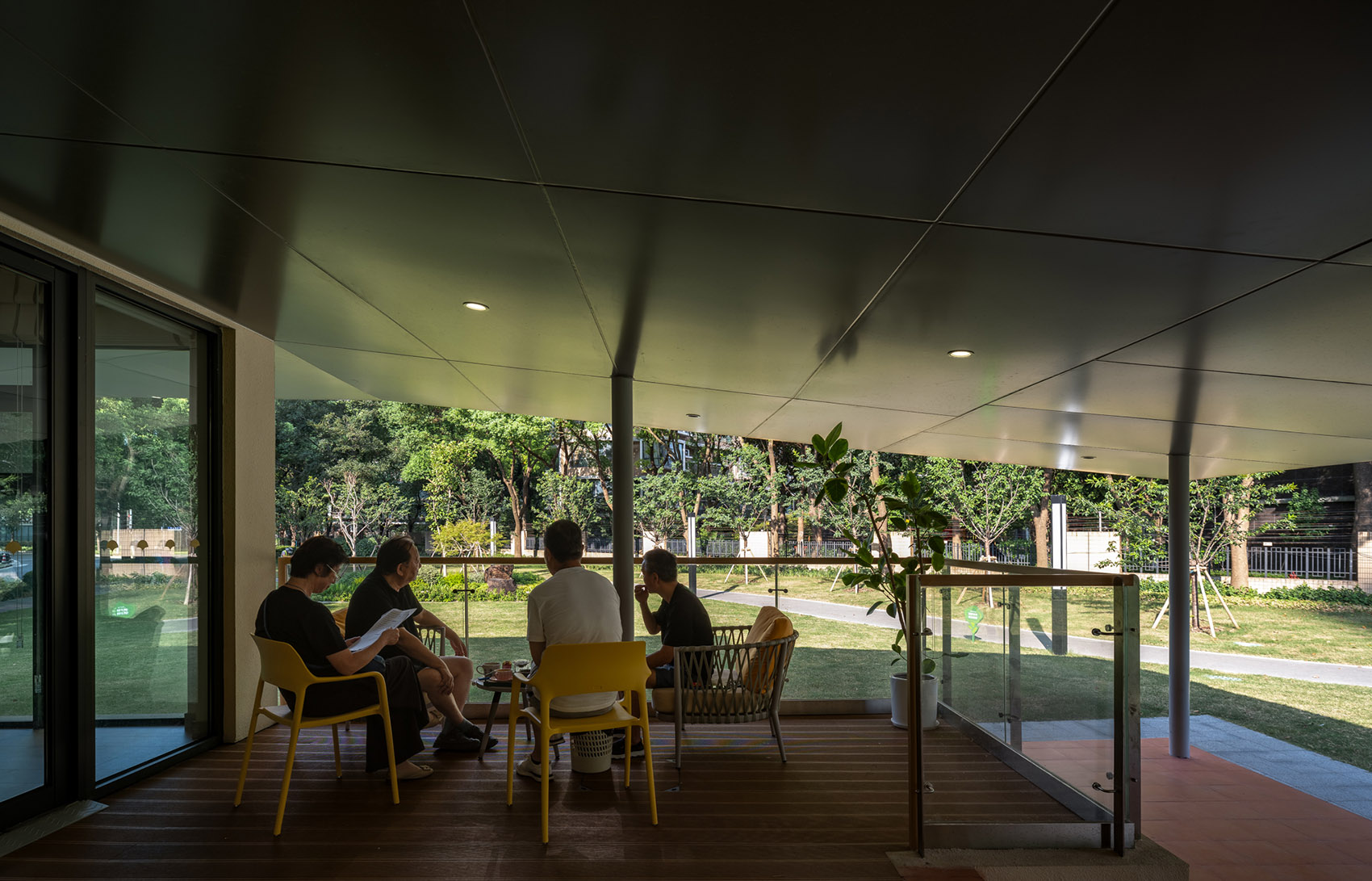 Two public service station in Gubei Community by Atelier Archmixing - 谷德设计网