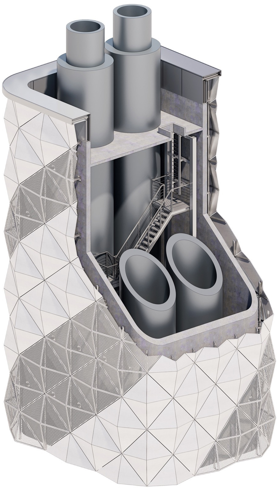 Wuhan Qianzishan Waste-to-Energy Power Plant by UUA - 谷德设计网